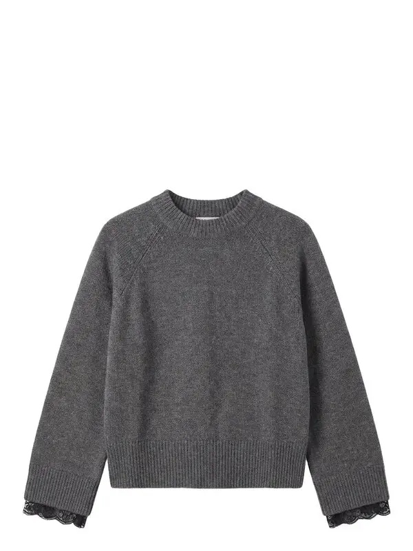 Brunello Cucinelli Long-sleeved Sweater - Gray
