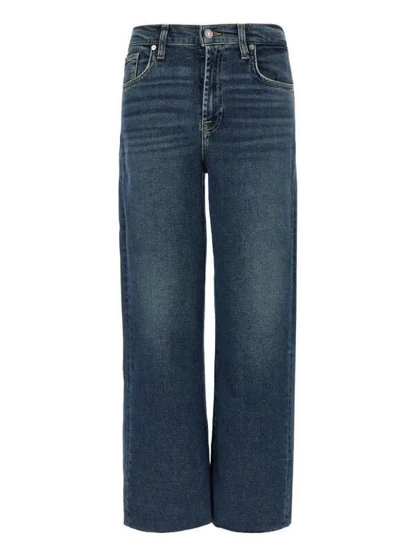 7 For All Mankind Alexa Cropped Jeans - Blue