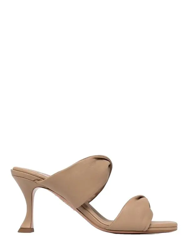 AQUAZZURA Twisted High-heeled Sandals - Brown