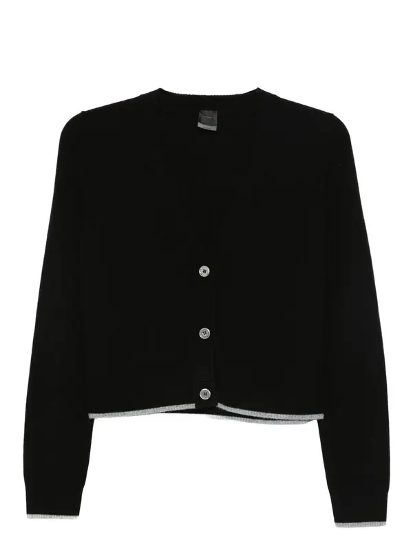 Pinko V-neck Cardigan - Black