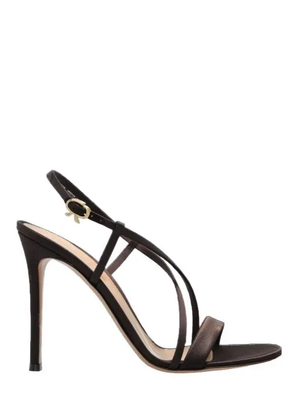 GIANVITO ROSSI Larisse Heeled Sandals - Black