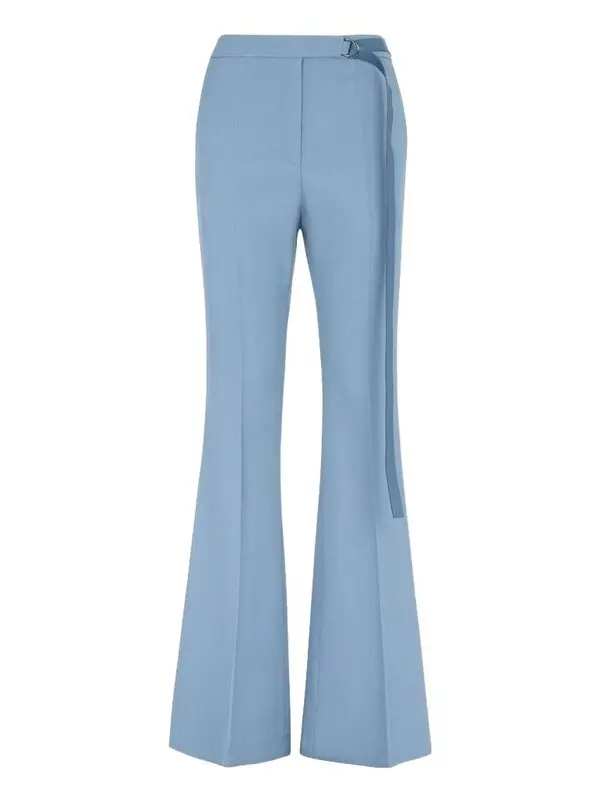 Fendi Wool Gabardine Trousers - Blue