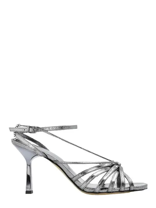 GOLDEN GOOSE Nico Sandals - Silver