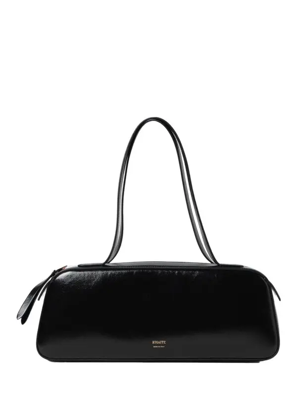 Khaite Simona Zipped Shoulder Bag - Black