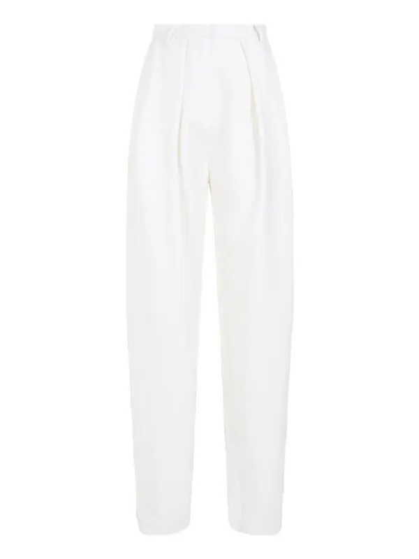 Magda Butrym Pleated Trousers - White