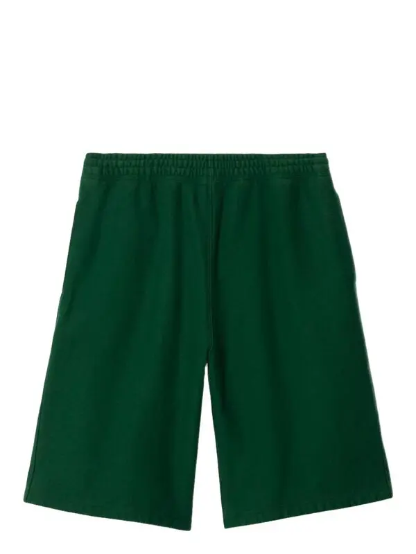 Burberry Equestrian Knight-logo Bermuda Shorts - Green