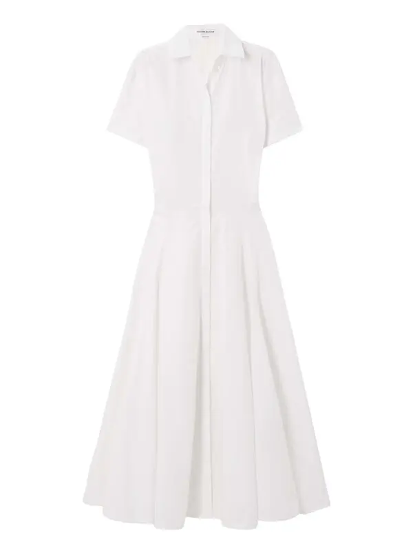 Victoria Beckham Paneled Shirt Dress - White