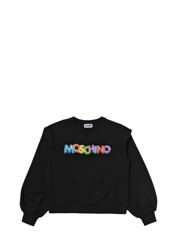 Moschino Print Sweatshirt - Black