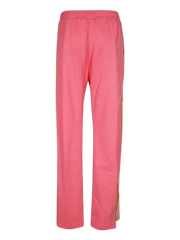 MSGM Straight-leg Track Pants With Side Stripe Detail - Pink