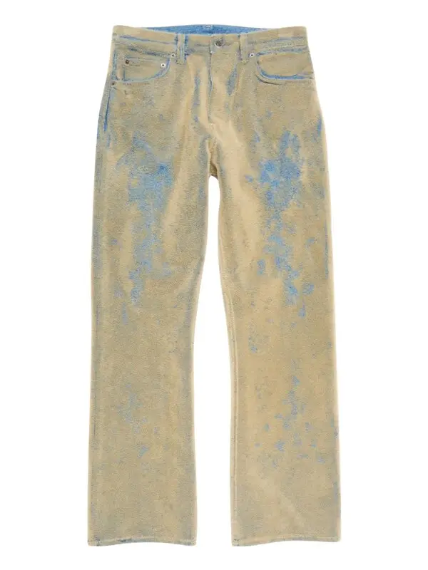 Acne Studios Textured Jeans - Nude