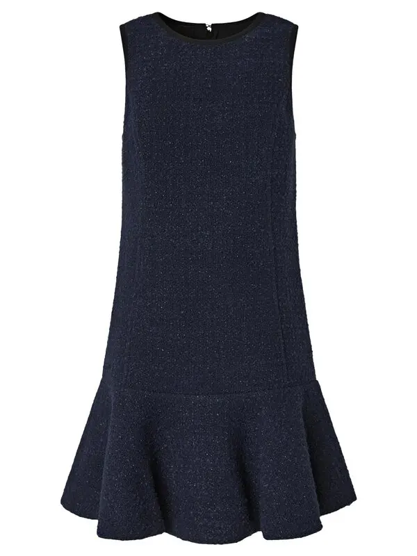 Pinko Sleeveless Flared Mini Dress - Black