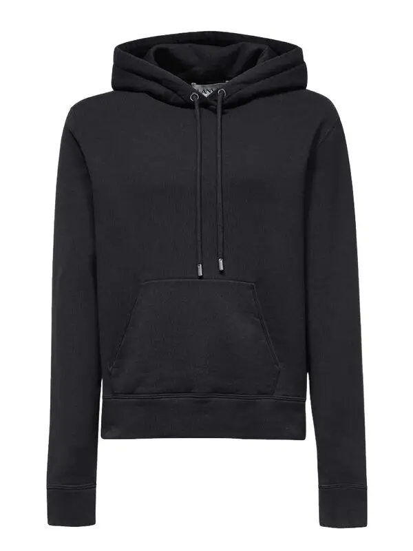 LANVIN Drawstring Hooded Sweater - Black