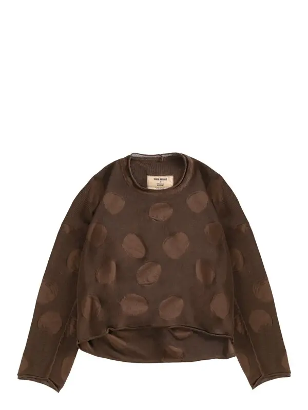 UMA WANG Long Sleeve Round Neck T-shirt - No