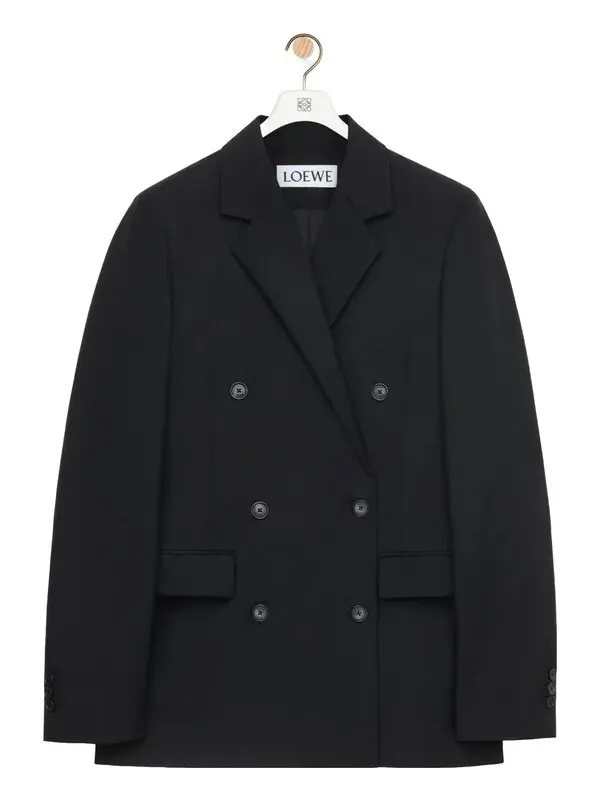Loewe Double Breasted Blazer - Black