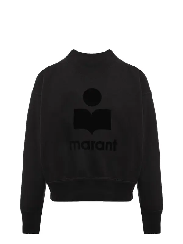 Isabel Marant Étoile Moby Logo Sweatshirt - Black