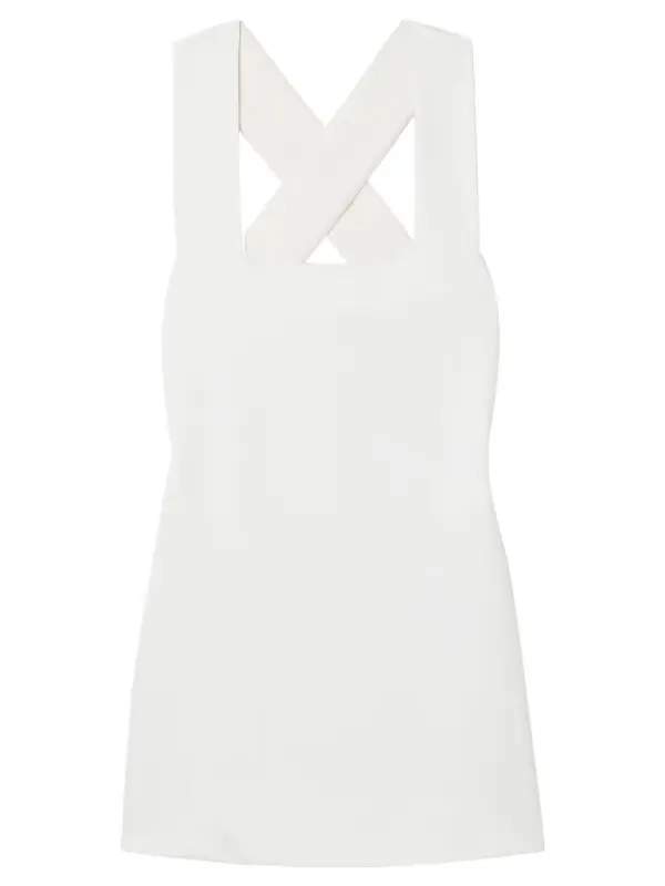 Khaite Mella Sleeveless Dress - White
