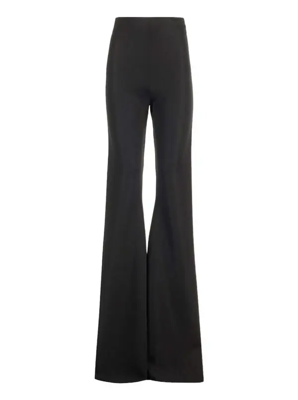 Rick Owens High-waisted Flared Trousers - Black