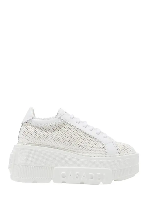 Casadei Chunky Lace-up Sneakers - White
