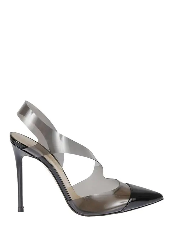 GIANVITO ROSSI Slingback Heels - Gray