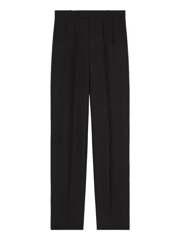 Celine Keith Pants In Wool And Mohair - Black