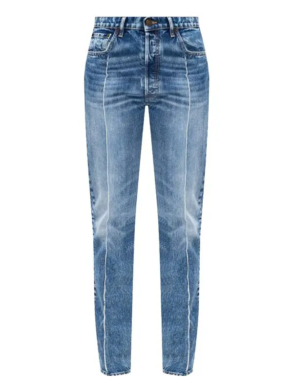 MAISON MARGIELA Spliced Trim Jeans - Blue
