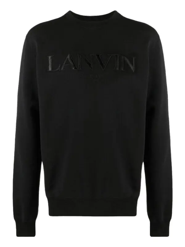 LANVIN Round Neck Sweater - Black