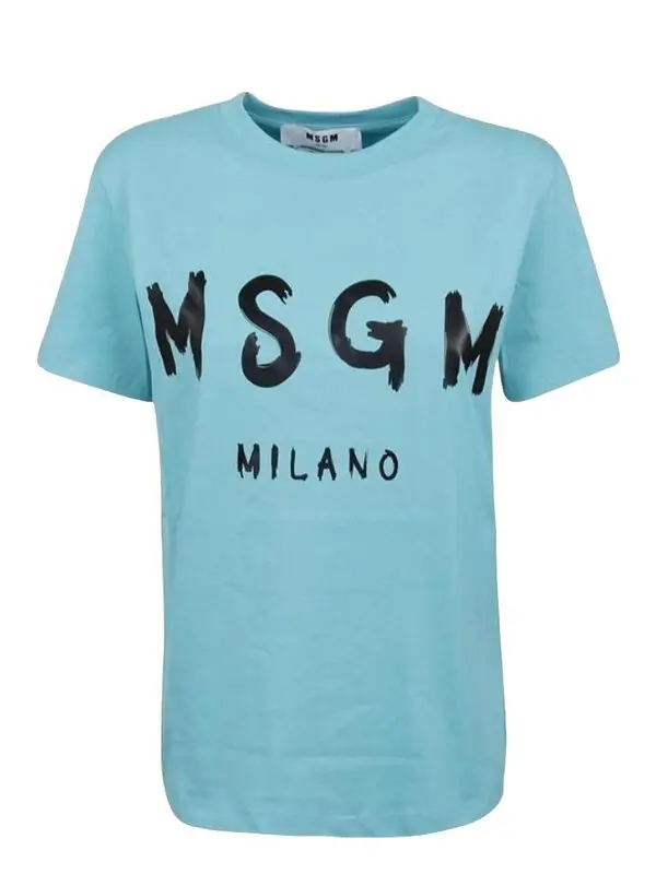 MSGM Logo T-shirt - Blue