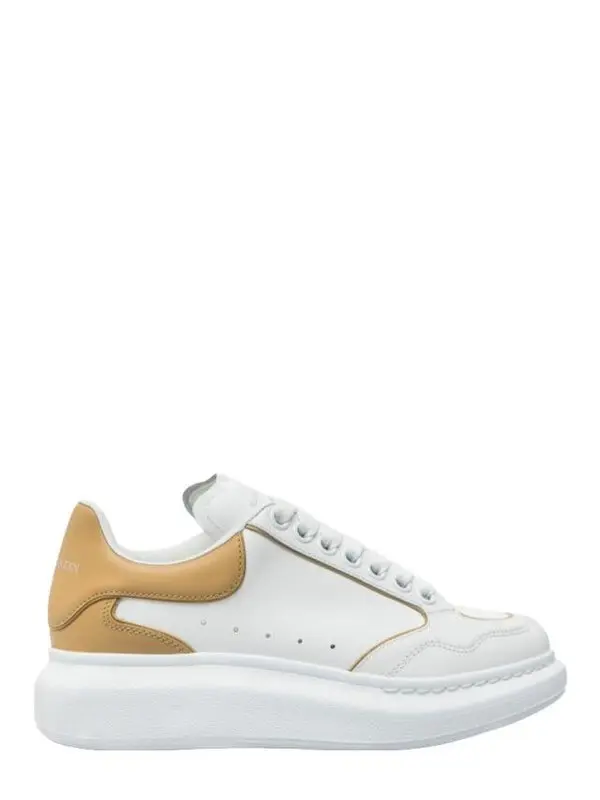 Alexander McQueen Oversized Low-top Sneakers With Logo Detail - White