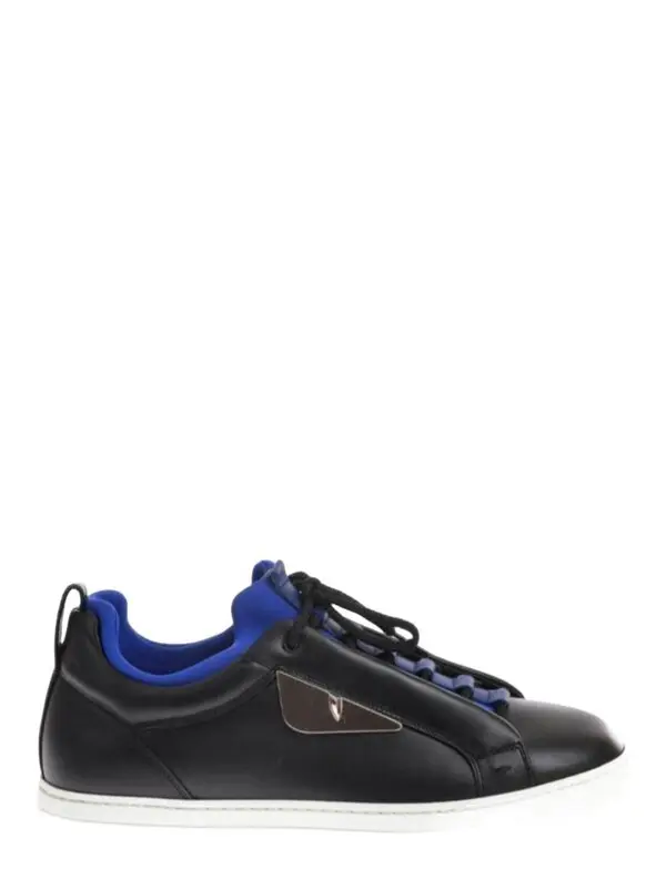 Fendi Bag Bugs Lace Up Sneakers - Black