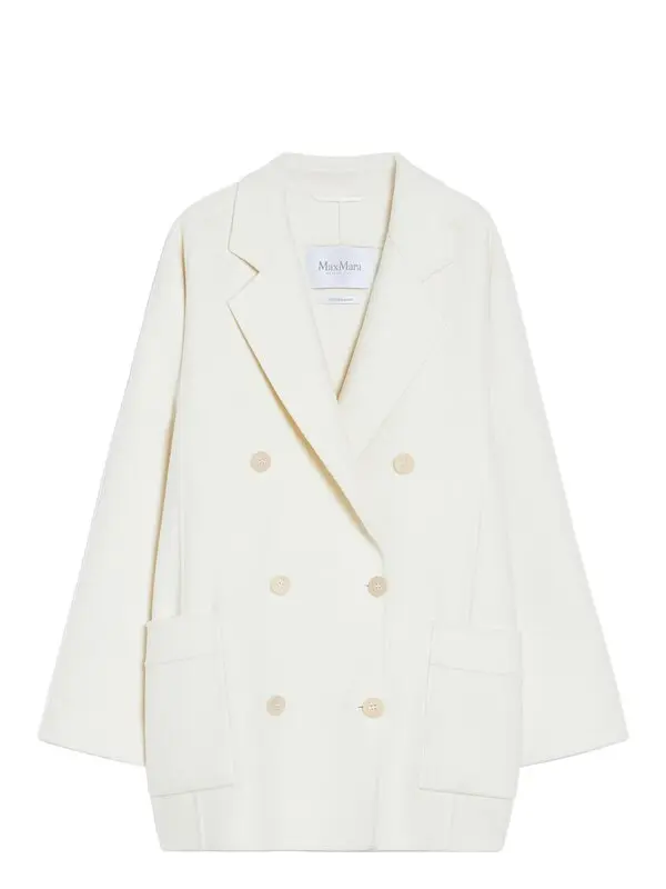 Max Mara Double-breasted Jacket - White