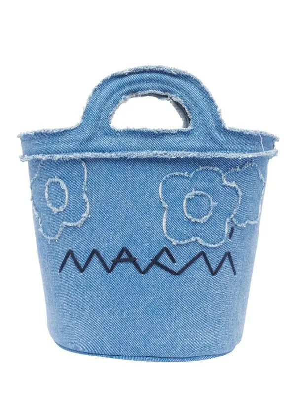 Marni Mini Tropicalia Top Handle Bucket Bag - Blue