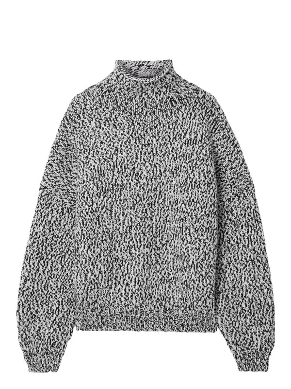Khaite Leon Cashmere Turtleneck Sweater - Gray