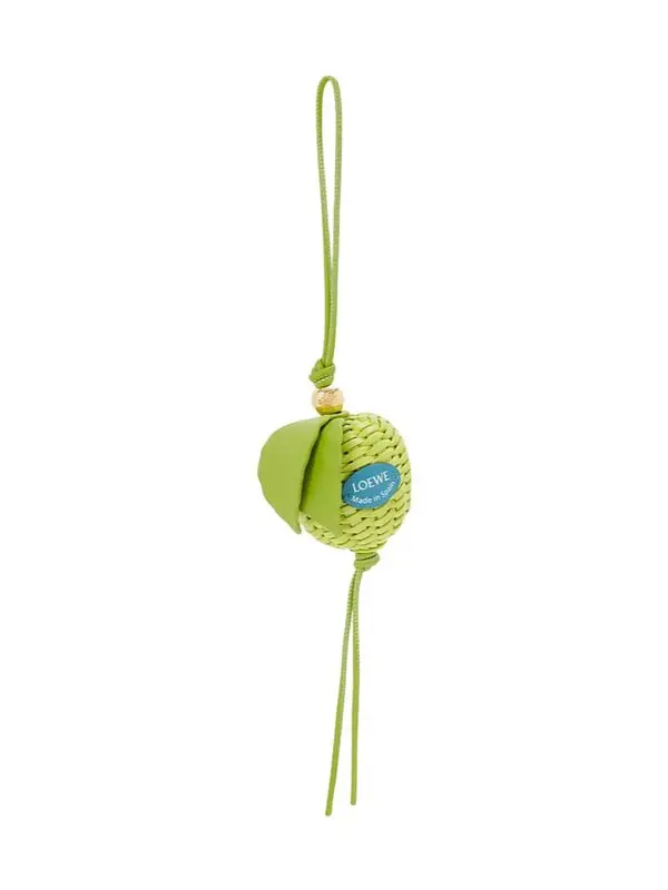 Loewe Apple Leather Charm - Green