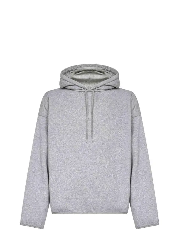 MAISON MARGIELA Dropped-shoulder Hooded Sweatshirt - Grey