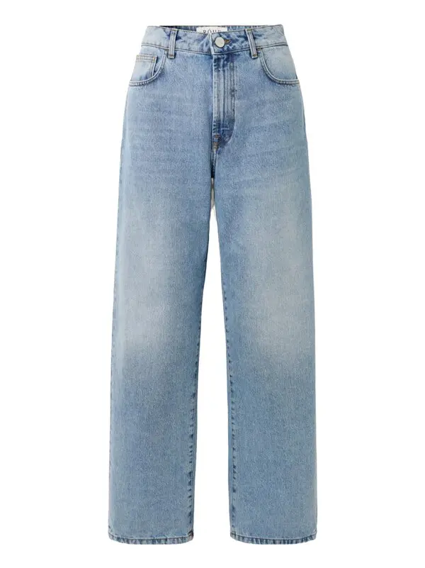 RÓHE Belt Loops Jeans - Mid Denim