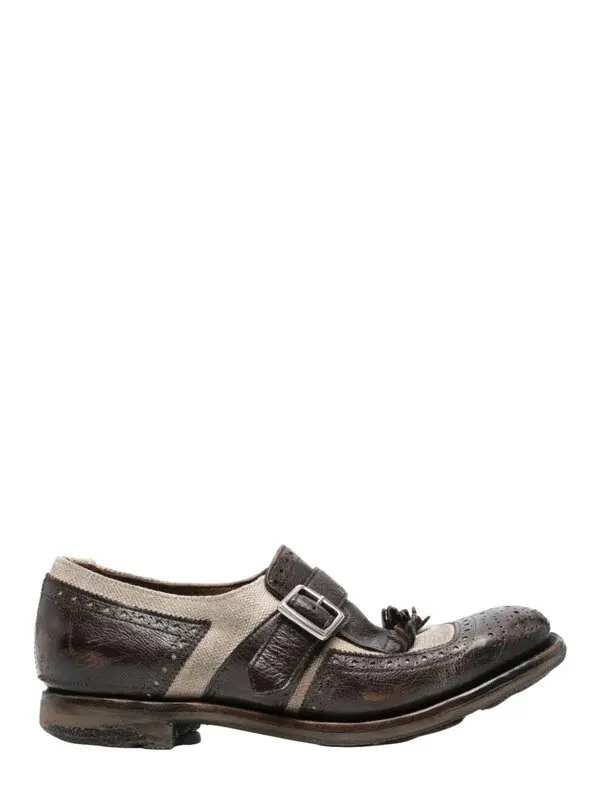 Church's Monk Strap Loafers With Buckle Detail - Black