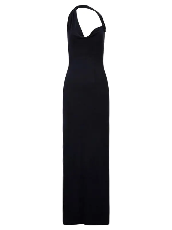 AYA MUSE Halterneck Maxi Dress - Black