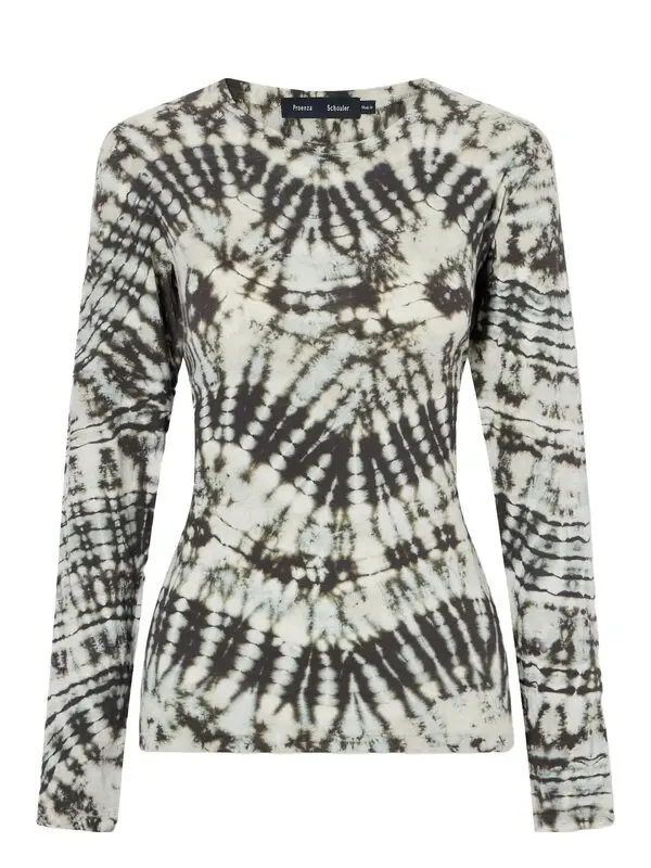 Proenza Schouler Tie-dye Cotton-jersey T-shirt - Leaf Green