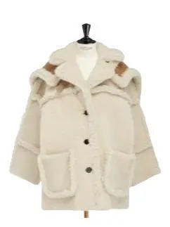 Dior Vintage Long Sleeve Coat - Nude