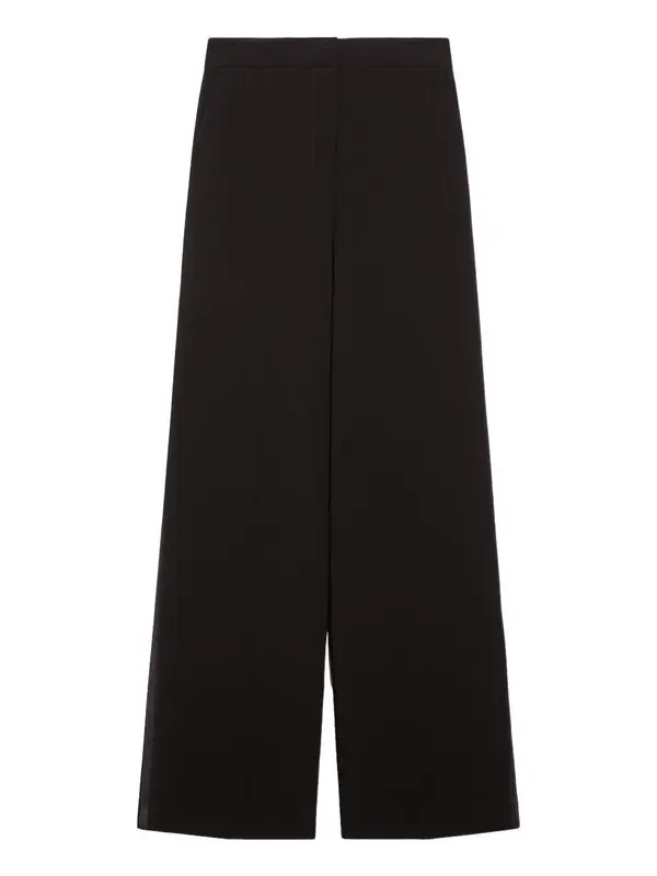 Max Mara Leccio Straight Leg Trousers - Black