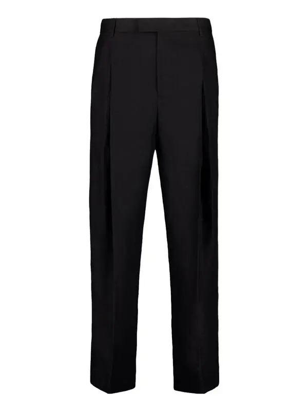 Dolce & Gabbana Tailored Straight Leg Trousers - Black