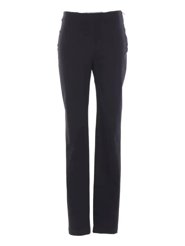 ANN DEMEULEMEESTER Side-zip Straight-leg Trousers - Black