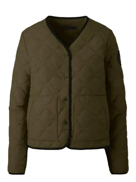 Canada Goose Annex Logo Patch Reversible Quilted Jacket - Military Green