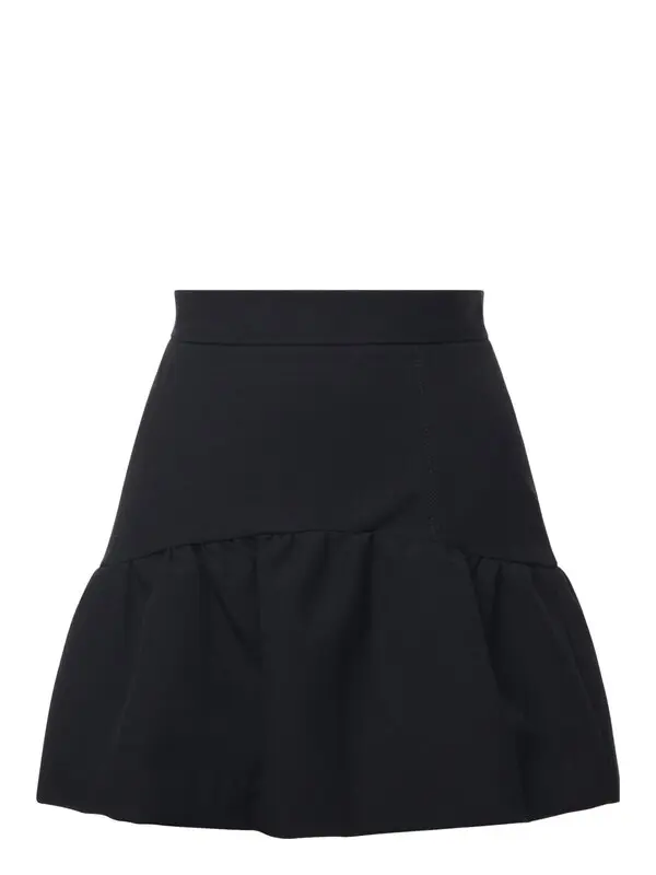 Pinko Flounce Mini Skirt - Black