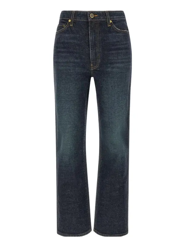Khaite Abigail Straight-leg Jeans - Black