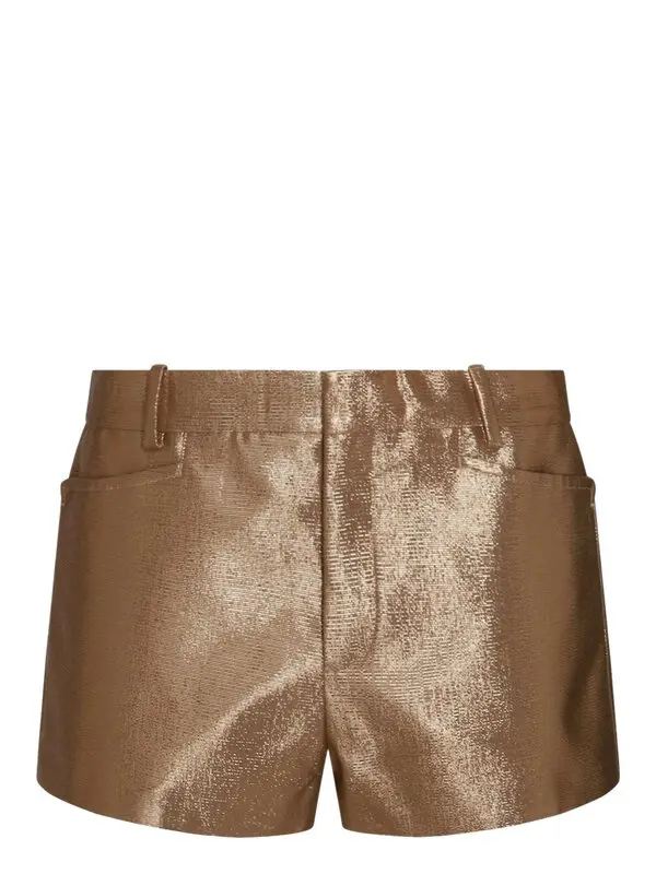 TOM FORD Tailored Mini Shorts - Brown
