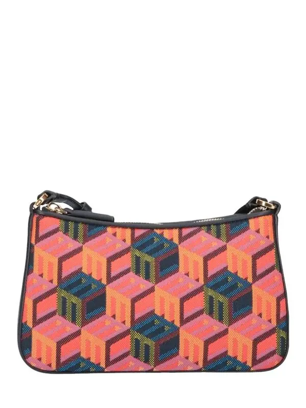 Mcm Monogram Zip-up Mini Shoulder Bag - Multicolor