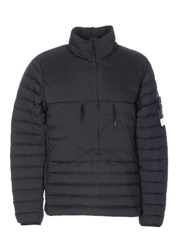 Stone Island Down Anorak Jacket - Black