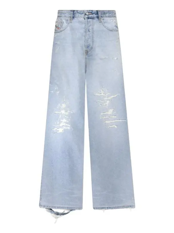 DIESEL® D-rise Wide Leg Jeans - Blue