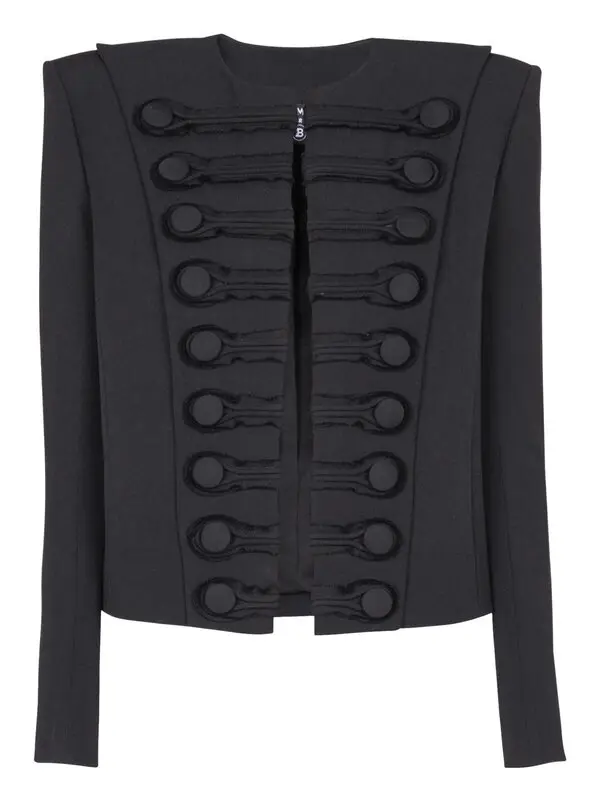 Balmain Grain De Poudre Spencer Jacket - Black